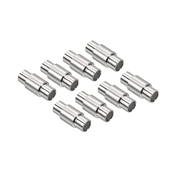 カラー：シルバー; 素材: アルミニウム; サイズ：8 x 6 x 24mm (外径*内径*H); パッケージ内容：8 x スペーサー・利点：高強度、高硬度、耐摩耗性に優れ、清潔に保ちやすく、長寿命という特徴があります。メンテナンスが容易で...