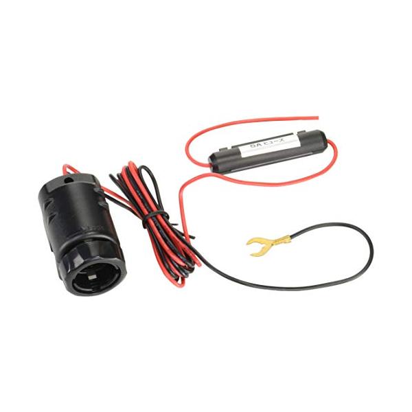 -/1個 (x 1)/SDS-001・PatternName:プラグ抜け防止電源ソケット SDS-001・パッケージ個数:1・ドライブレコーダーやレーダー探知機などの車載アクセサリーの電源取り出しに・車両配線から電源を取り出す直接配線仕様。...