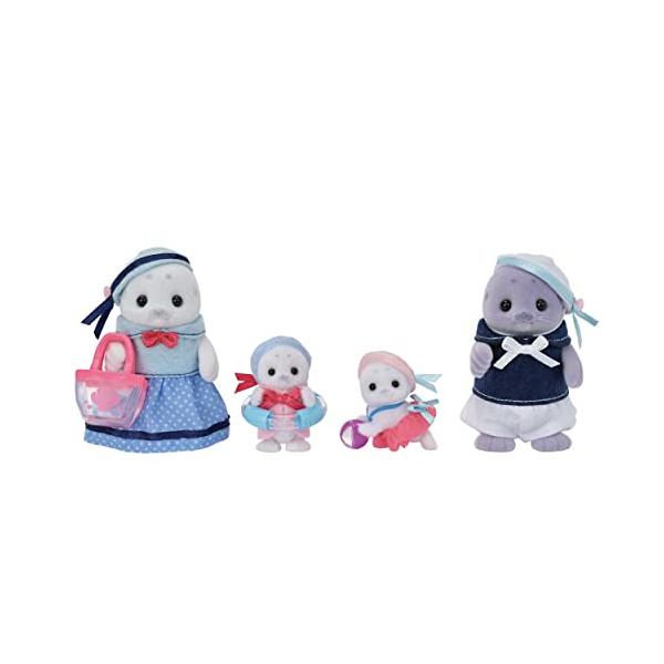 アザラシファミリー/1個 (x 1)/FS-51・Style:アザラシPatternName:ファミリー・パッケージ個数:1・まるくてかわいい、アザラシファミリーです。まゆげのような模様や、耳のくぼみ、口元のひげが特徴です。お父さん、お母さ...