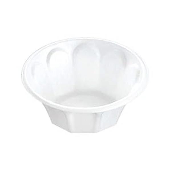 クラシックホワイト/サイズ:約11.5×11.5×4cm/025072・パッケージ個数:1・サイズ:115φ×40mm・材質:PSP・容量:約230ml・入数：100枚