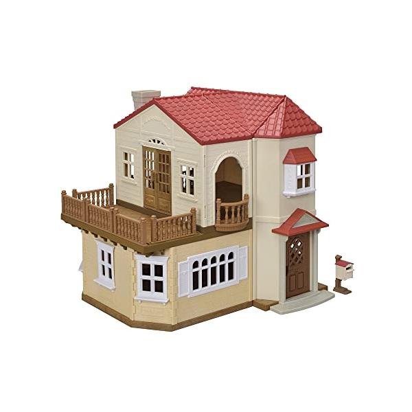 ハウス赤い屋根の大きなお家/?22 x 58.5 x 38.5 cm/14666・Color:赤い屋根の大きなお家PatternName:通常版・開いて遊べる大きなお家です。・お家にはあかりが灯るランプがついています。・組みかえることができ...