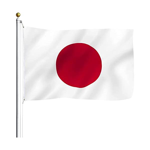 ジャパン国旗/-/-・パッケージ個数:1・サイズ：90*150cm、熱転写印刷工芸をした、色沢が明るい見映えはとても綺麗な国旗です。・老化しにくい高品質のポリエステル素材を採用され、丈夫で耐久しい性があり、長く持ちます。・会場用デコレーショ...