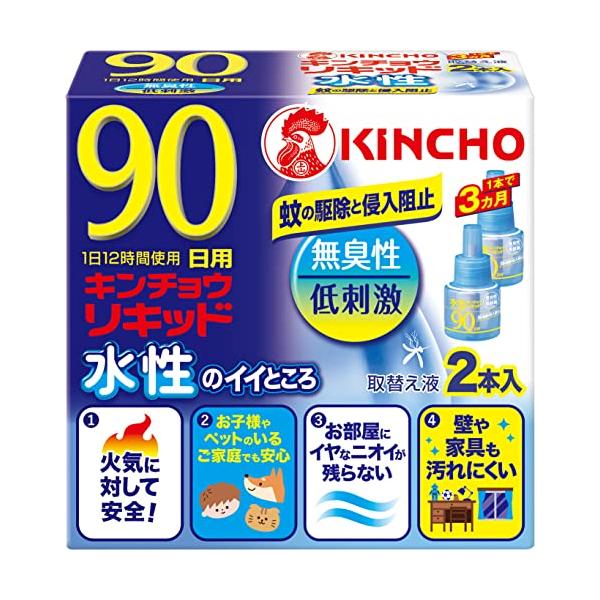 取り換え液-/90日 2本入/-・Size:90日 2本入Style:取り換え液・パッケージ個数:1・特徴リビングなど12畳までの広い部屋でも安定した殺虫が持続します。水性処方だから空気や壁紙なども汚さない。火気にも安全。・商品サイズ (幅...