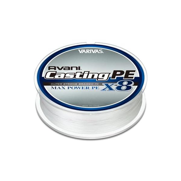 300mホワイト/5号 (MAX.78LB)/Avani Casting PE x8・Size:5号 (MAX.78LB)Style:300m・パッケージ個数:1・号数:5号・強度:78lb・巻き量:300m・カラー:ホワイトベースのマーキ...
