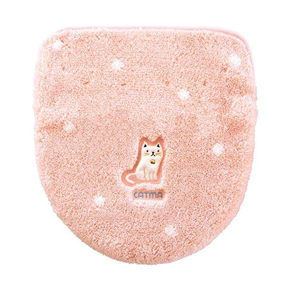 ピンク/ドレニモタイプ/(ネコ 猫)・パッケージ個数:1・タイプ:ドレニモタイプ・普通型トイレフタ・洗浄暖房型フタ兼用タイプ・素材:アクリル100%、吸着シート アクリル樹脂・原産国:中国・装着可能サイズ:フタの厚み+長さが40~46cmま...