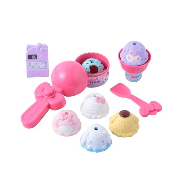 アイスやさんおかいものセット-/-/195917・Style:アイスやさんおかいものセット・かわいいアイスが6種類・ST取得有・（C）2023 SANRIO CO. LTD.TOKYO JAPAN（L）
