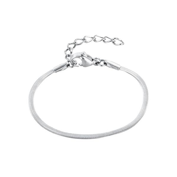 モダンシルバー/12-15センチメートル/-・Color:シルバー・シンプルな手首を飾る小さな女の子にぴったりの可愛い手首を飾るデザインで、シンプルでありながら華やかさも感じさせ、愛らしさを引き立てます。デイリーコーディネートにも最適です。...