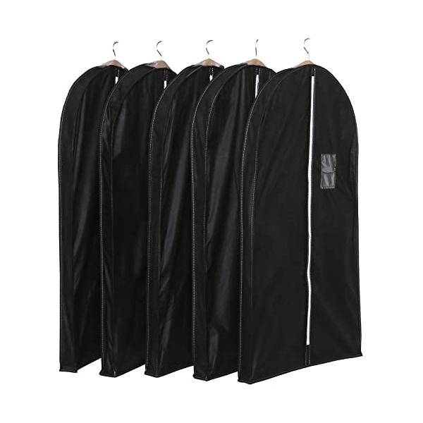 02_ブラックブラック/スーツ 5枚/110-45・Style:02_ブラックPatternName:A.ショートサイズ 5枚組・パッケージ個数:1・商品仕様:サイズ/約幅60×長さ105×マチ7cm、カラー/ブラック、内容/5枚、材質/ポ...