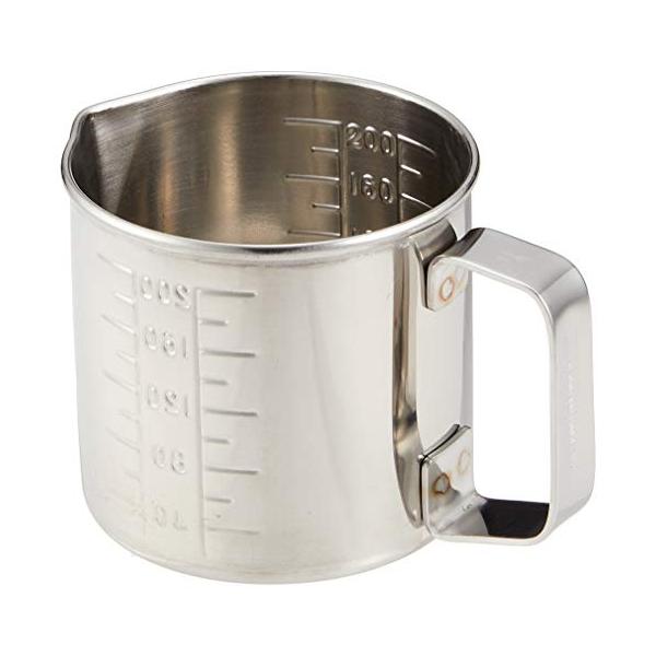シルバー/200cc/BMZ01200・Size:200cc・パッケージ個数:1・液体を注ぎやすい口付き仕様・丈夫でお手入れしやすいステンレス製・梱包サイズ:?9.19 x 7.11 x 7.11cm・梱包重量:?110g