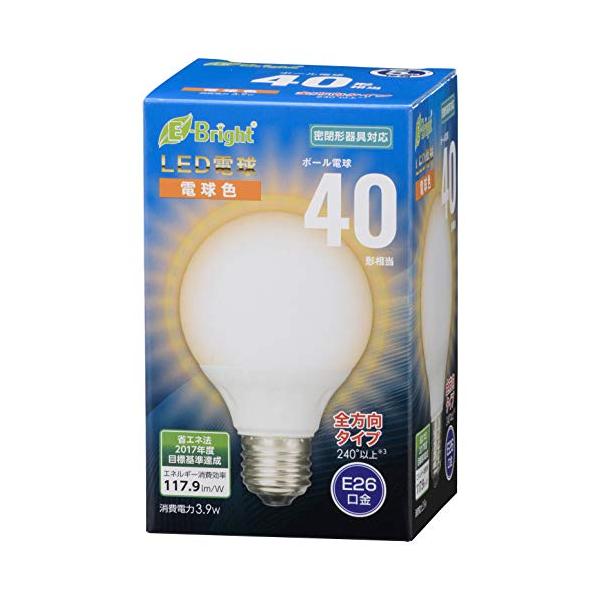 G70電球色/40形相当/LDG4L-G 7AG20・Color:電球色Size:40形相当Style:G70・パッケージ個数:1・ボール電球40W形相当の明るさ・配光角240°以上の全方向タイプ・省エネ法2017年度目標基準達成・密閉形器...