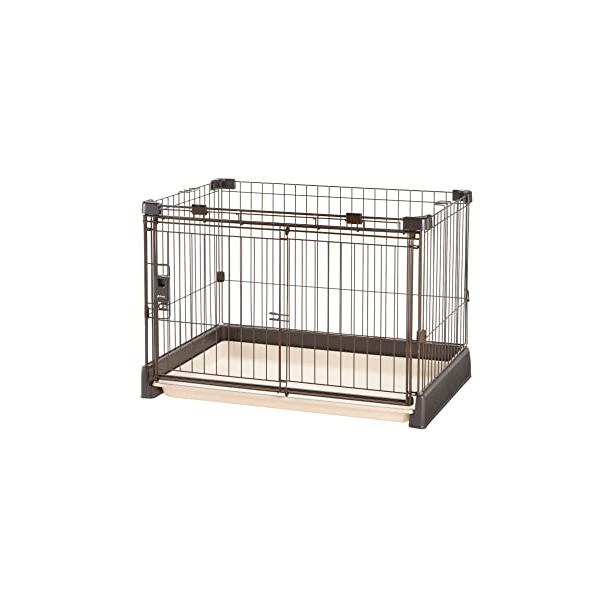 モダンダークブラウン/91L x 62W x 61H cm/4945680561617・Color:ダークブラウン・パッケージ個数:1・フルオープンでもっとお掃除らくらく