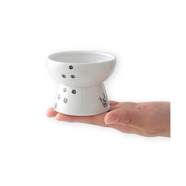 かわいい猫柄/無し/4580471861981・PatternName:a) 猫柄・パッケージ個数:1・2段のかえしで食べこぼしを防ぐフードボウルには、縁と底の2段階でかえしがついているので、食べこぼしを防いでくれます。食器の内側の縁には適...