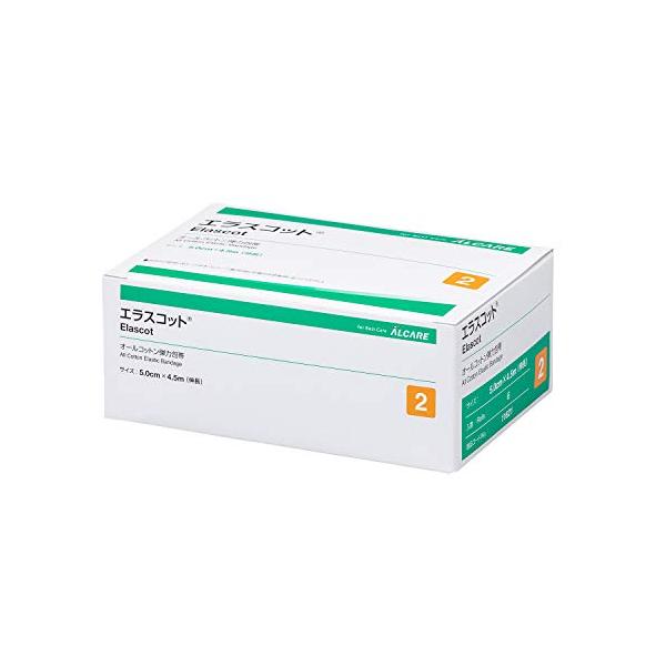 弾力性のある-/幅5.0cm×伸長4.5m/11621・Size:幅5.0cm×伸長4.5m・パッケージ個数:1・●材質：綿100％●幅×伸長時：50mm×4.5m●入数：1箱（6巻入）●型番：11621●種類：2号