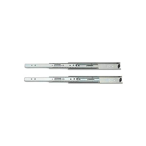 シルバー/-/3618-250・パッケージ個数:1・安価な3段外し可能なスライドレールです。・サイズ: 250mm・素材: 合金鋼・パッケージ重量: 0.56 kg