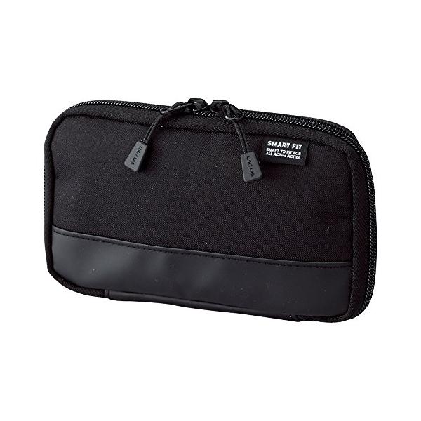 コンパクトブラック/-/A-7687-24・Color:ブラックStyle:コンパクト・パッケージ個数:1・内側ペンにやさしい起毛生地ポケット・仕切り4つ・外側水や汚れに強い撥水加工生地を使用・機能バックの中でもかさばりにくいコンパクト設計...