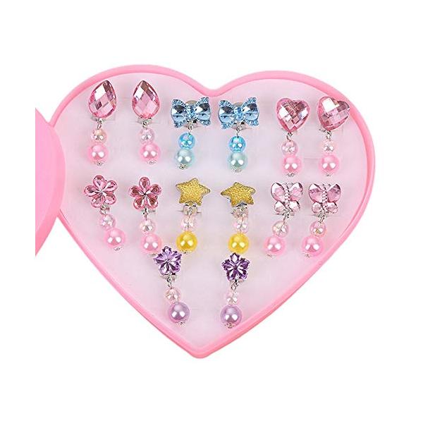 クリップオンジェリー/-/-・パッケージ個数:1・?品?格材?:金属和塑料 尺寸:?3.5×1.5厘米 7?的可?耳?套装。