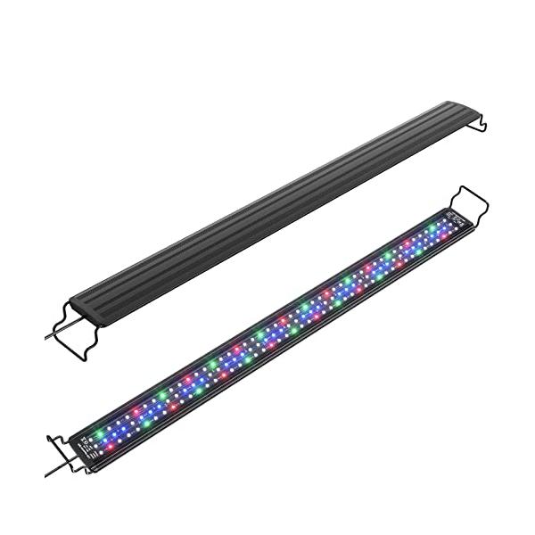 Ledブラック/XX-Large/SPL-100・Size:XX-Large・?幅90-115CMの水槽対応 ブラケットにより、伸縮できて、90-115CMの水槽に使用可能です。取付け作業も簡単にできます、水槽に直接置くだけでいいです。（両...