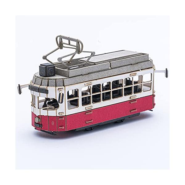 グムンデン-/-/TC-02・PatternName:TC-02 グムンデン・路面電車・精密にカットされた厚紙で作るてキット。・オーストリアのリゾート、グムンデンの街を走る路面電車・対象年齢:12歳以上・完成サイズ:幅91×高さ45×奥行3...