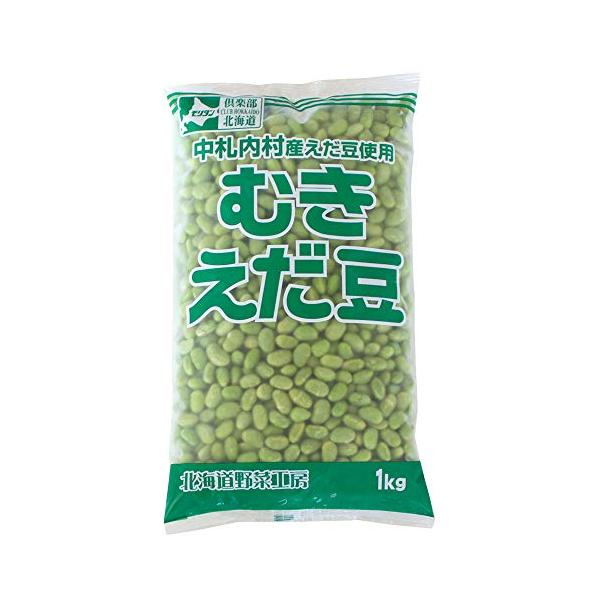 -/1キログラム (x 1)/-・パッケージ個数:1・名称：むきえだ豆・原材料名：えだまめ（大豆、遺伝子組み換えでない）、食塩・保存方法：-18℃以下で保存してください。・原料原産地：北海道産（えだ豆）・販売者：株式会社モリタン 北海道紋別...