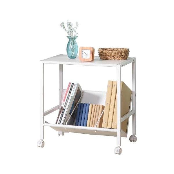 ホワイト/1段/83984・Color:ホワイトSize:1段・パッケージ個数:1・(b)メーカー型番 :(/b) 83984・(b)キャスター :(/b) ナイロンキャスター・(b)本体サイズ :(/b) W55×D37×H58cm・(b...