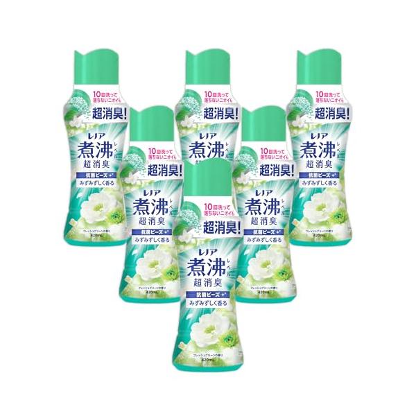 -/本体 420mL×6本/-・PatternName:太陽とフレッシュグリーンSize:本体 420mL×6本・パッケージ個数:1・10回洗って落ちないニオイ*も超消臭 *さらさ洗剤との比較・抗菌ビーズは、衣類の消臭専用のお洗濯ビーズ。い...
