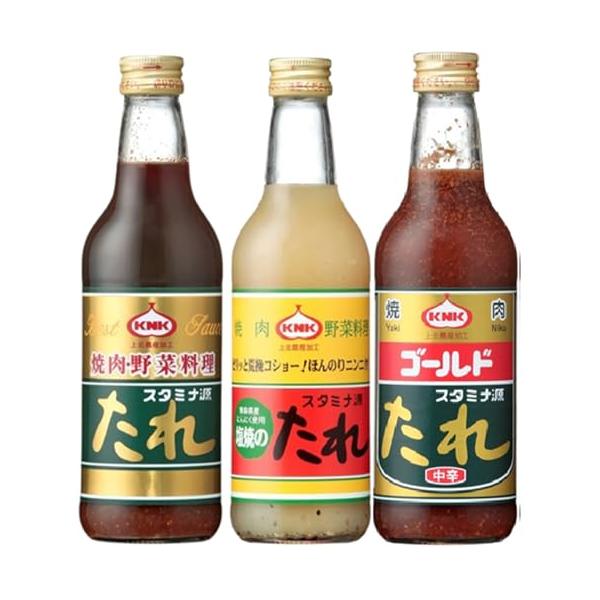 シンプル-/3個アソート/-・パッケージ個数:3・セット内容：スタミナ源たれ390g・スタミナ源塩焼のたれ380ｇ・スタミナ源ゴールド中辛410ｇ・パッケージ重量: 1.88kilograms・サイズ: 3個アソート