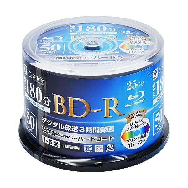 50枚BD 50枚/BD-R/BD-R50SP・Size:BD-RStyle:50枚PatternName:単品・パッケージ個数:1・品種:録画用 BD-R・1回記録用・レーベル面:ホワイト・容量:25GB・倍速:1-6倍速