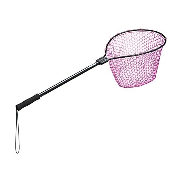 ネットピンク15型/網の深さ27.5cm/15型/PX704・Color:15型/網の深さ27.5cmStyle:ネットピンク・パッケージ個数:1・ラバーコートを採用したランディングネット。太陽熱を吸収しにくい軽量クリアラバーを採用し、柄・...
