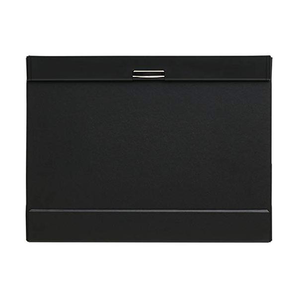 ブラック/A4長辺綴じ/5075クロ・Size:A4長辺綴じColor:ブラック・パッケージ個数:1・紙をめくったまま固定できるクリップボード・マグネット内蔵でスチール面に貼りつけも可能・サイズA4長辺綴じ 外寸高さ236×幅312×厚さ1...