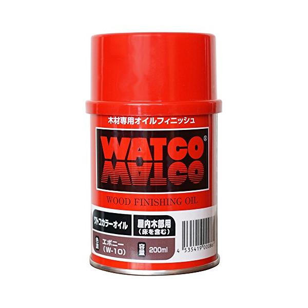 エボニー/200ML/00237670250000・Size:200MLColor:エボニー・パッケージ個数:1・商品詳細 ●亜麻仁油を主成分に塗装しやすい様に配合されたワトコシリーズの原点とも言えるスタンダード製品。用途 ●家具・工芸品な...