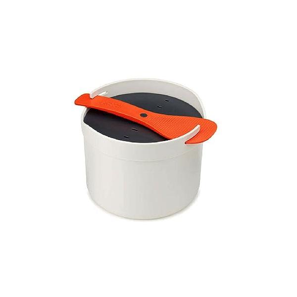 ストーン/オレンジ/-/45002・パッケージ個数:8・サイズ:22×18×14.25cm (時)・素材・材質:ポリプロピレン・生産国:中国・容量:鍋/2L、計量カップ/250ml・セット内容:しゃもじ、フタ、水切りかご、鍋、計量カップ