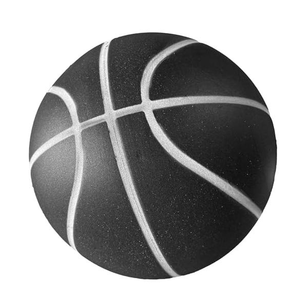 ブラック/5号-直径21cm/QW6982・Size:5号-直径21cmColor:ブラック・家の中でも楽しめる自宅でバスケットの練習が出来るポリウレタン製ボールです。固体フォームボール/スキンコーティングなし/強い圧力に耐えてすばやく跳ね...