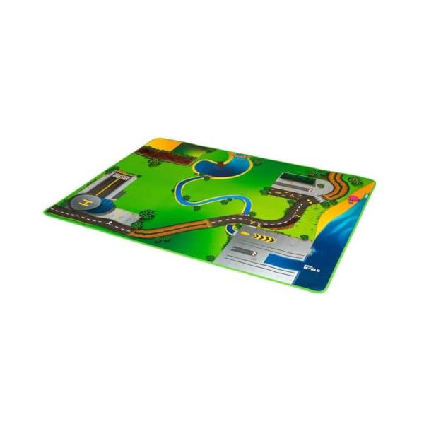 グリーン/-/63399400・パッケージ個数:1・BRIO WORLDの世界をイメージしたデザインのプレイマット。・畳1畳分を越える大判サイズ（1550x1200mm）。・ソフトな素材を使用しており、使わないときは丸めて収納できます。・表...