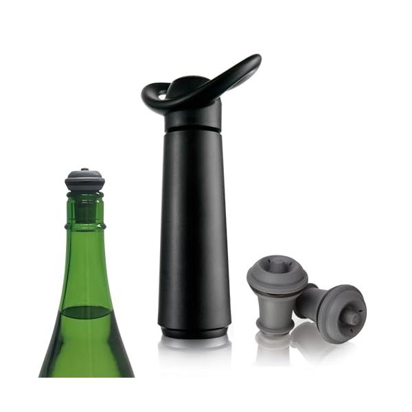 ブラック/-/09874616-JIC・パッケージ個数:1・開栓後の日本酒は再び栓をしても、酒瓶内に残った空気中の酸素に触れることで酸化してしまい、その風味と香りを徐々に失ってしまいます。・「酒鮮（しゅせん）」は酒瓶内の空気を強力に脱気し密...