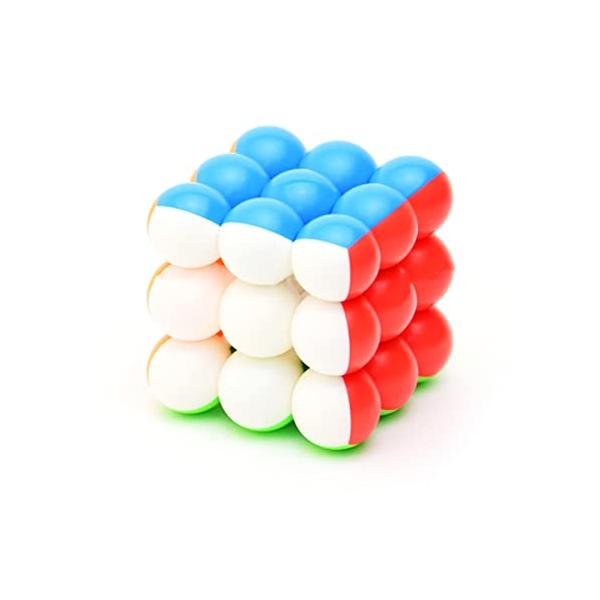 モダン-/3x3/318・YJ 3x3ボールキューブはステッカーレスの3x3インチで、各面は球体で構成されています。・パズルは通常の3x3のように機能し、コーナーカットやモダンな内部メカニズムなどの基本的なスピードキュービング特性を備えています。