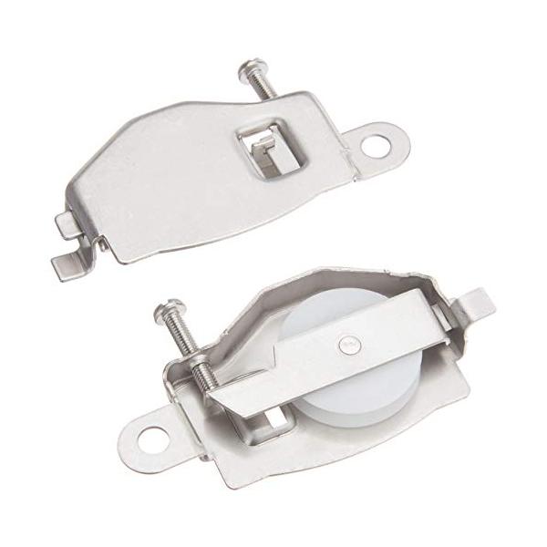 コンテンポラリーシルバー/-/アミド-075・パッケージ個数:1・・戸車は左右とも同一です・・商品は2個梱包されています・・マンション・鉄筋ビル用網戸に使用されています。