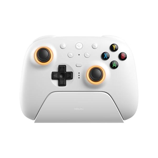 White/-/6922621507048・Color:White・パッケージ個数:1・1.TMR ジョイスティック - より高い感度、より高い精度、強化された耐久性を提供します。・1. 8BitDo 独自のワイヤレス テクノロジー「8Sp...