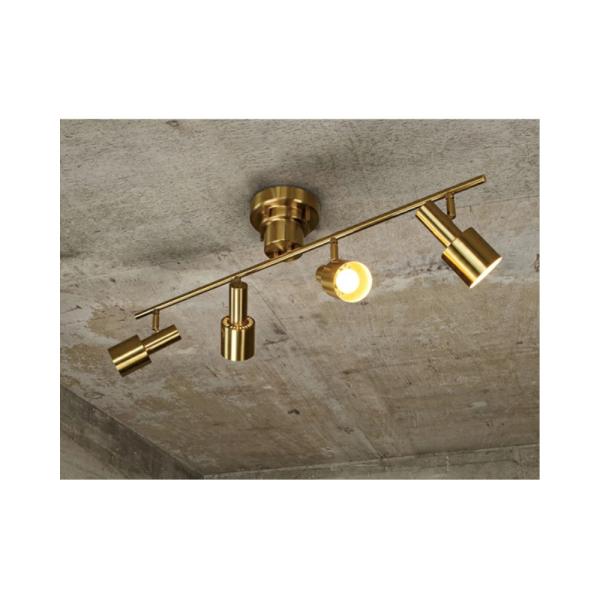 ミニマルなデザインでスタイリッシュに仕上げたシーリングライト。ビンテージライクなゴールドカラーが無駄のないデザインを際立たせます。全てのパーツを極力シンプル、かつスマートに。スタイリングの幅が広がるミニマルなシルエットです。直径7.5cmと...