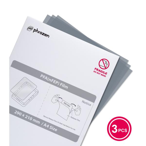 ・nFEPフィルム３枚セットです。・Phrozen のnFEP フィルムは、耐久性が高いように特別に設計されており、　ユーザーはフィルムの交換を常に心配することなく、高品質の 3D モデルを何度もプリントアウトできます。・nFEPフィルムは...
