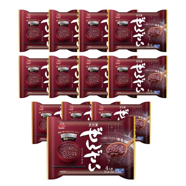 ぜんざいファミリーパック濃縮タイプ2人前×2袋入りの小分けタイプで、使い勝手がよく便利です。素材のうまみを引き出す、まろやかな塩味の「赤穂の天塩」を使用しています。お好みの甘さや粘度に調節できる濃縮タイプのぜんざいです。素材のうまみを引き出...