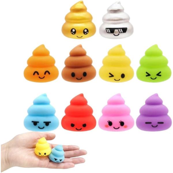 縁日用品】水に浮くすくいネタに、カラフルでちいさめなうんちくんが登場です！【10色セット】人気の金銀カラーも入った全10色！色によって表情も違うので、自分好みのうんちくんを見つけてね！【内容量】 50個　50個まとめて袋に入った状態でのお届...