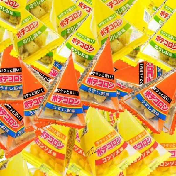 サクサク♪ミニサイズのスナック菓子♪イベントや景品におすすめです♪【3種類のフレーバー】: のり塩・うすしお・コンソメの3種類のフレーバーが楽しめる、バラエティ豊かなミニスナックセットです。【個包装で便利】: 一つひとつ個別に包装されている...