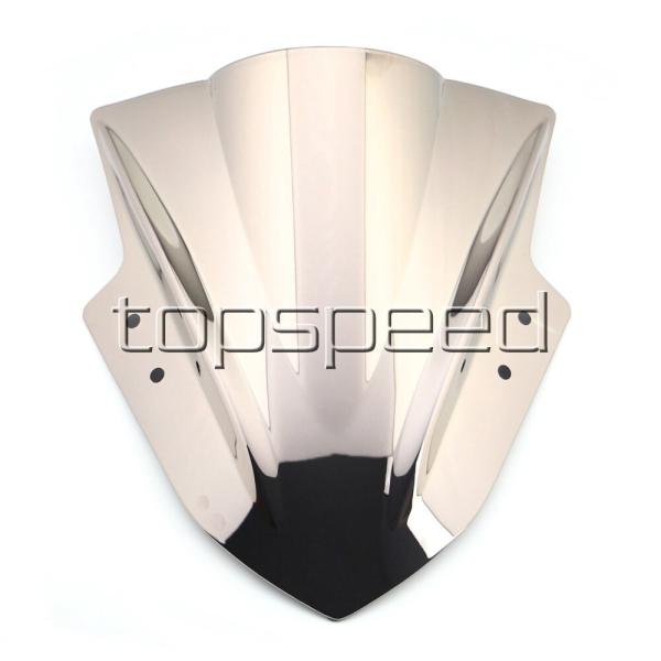 バイク オートバイ ウインドシールド ウインドスクリーン カワサキ ninja300 ex300 2013 2014 2015 2016 2017 クローム種別：ウインドシールド長さ：45cm材質：PMMA高さ：10cm幅：40cm製品重量...
