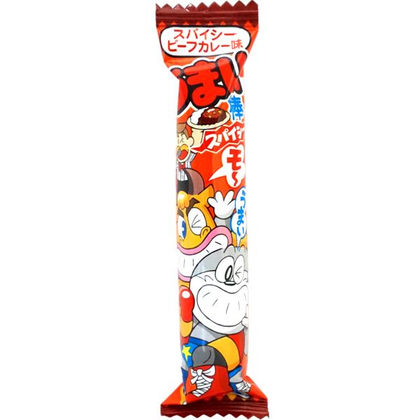 うまい棒に新たに「スパイシービーフカレー味」が出来ました!ピリッと刺激的なスパイスにビーフのコクある味わいが引き立つ、 暑い時期にもピッタリな逸品です。※こちらの商品は期間限定商品のため、急遽販売を終了させていただく場合がございます。ご迷惑...