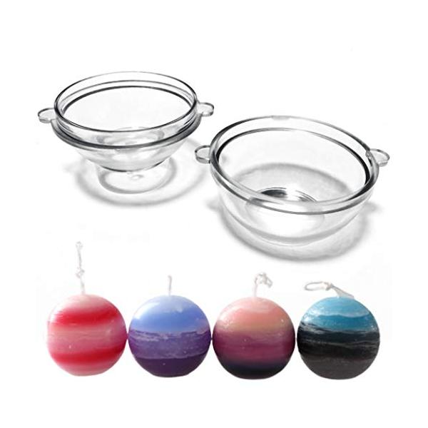 キャンドル製作に広く利用されているポリカーボネイト製のモールドです。透明なのでデザインを確認しながら制作できます。ボタニカルキャンドルや、ソイキャンドル、アロマキャンドル・・韓国キャンドルも人気急上昇です。自由な発想でキャンドル作りにチャレ...