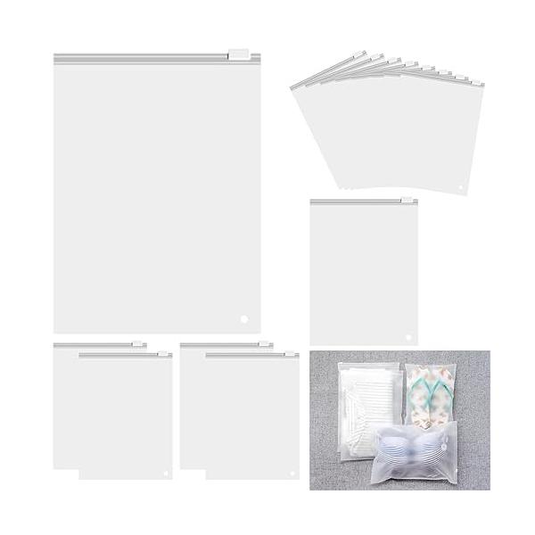 「商品情報」3world ジップ袋 スライダー開閉 チャック付 ポリ袋スライダーを移動させることで、楽に開閉が可能なポリエチレン製のジッパーバッグです。化粧道具、文房具、書類や衣類の整理に活躍します。柔軟な素材で繰り返し使用でき、経済的です...