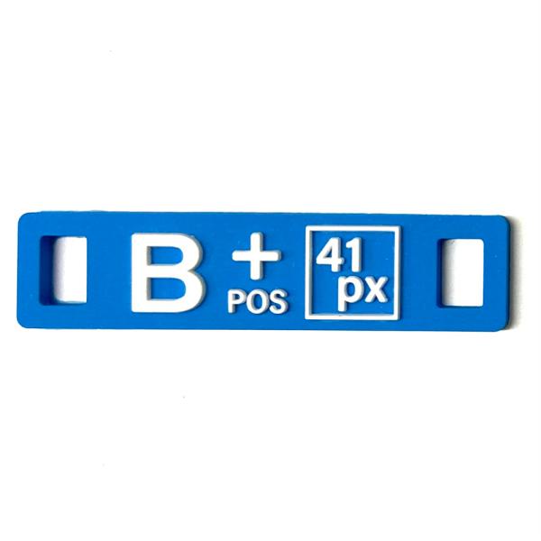 靴ひも用アクセサリ4×1ｃｍ