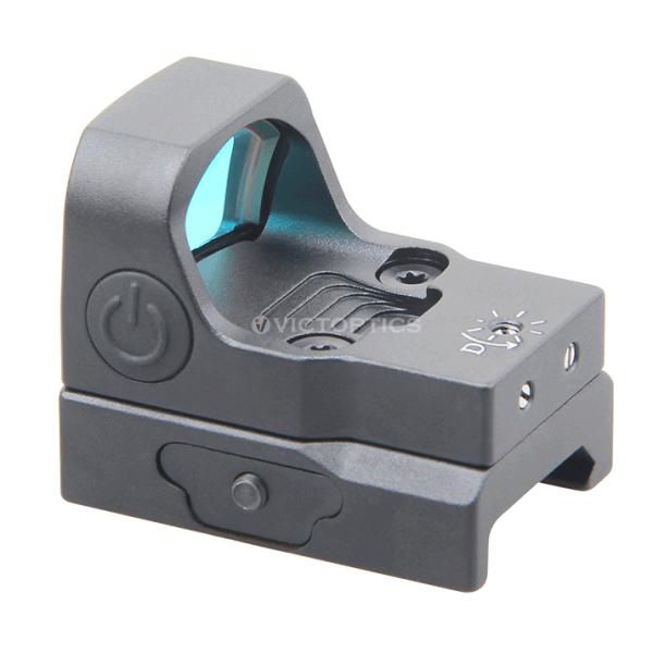 倍率 N/A対物レンズ径 17x26mm全長 45mm重量 61gアイリリーフ N/Aコーティング Multi Coatedドットのサイズ 3.5MOA調整範囲 上下左右　各80MOAドット明度の段階 Six levels使用バッテリー（付...