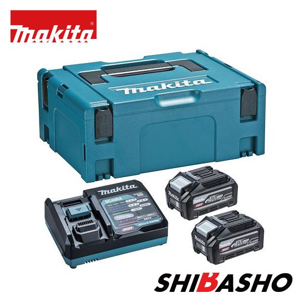 大容量4.0Ahバッテリーの高出力タイプ【BL4040F】が登場!2本の40Vmaxバッテリと、充電器、ケースのセット品。マックパックは「タイプ2」です。パワーソースキットXGT7(A-74821)バッテリ容量(Ah):4.0 高出力タイプ...