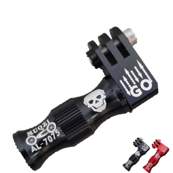 ノーブランド（ジェネリック）素材:アルミニウム合金カラー:ブラック/レッドカメラバイクアダプターバイク,自転車にカメラを取付る撮影用アクセサリーGoProマウントGoProフィンガー採用のアクセサリーアクションカメラなどの装着を行う3又(B...